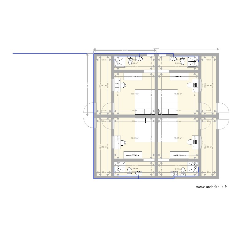 MAISON CADRES IMB - Plan dessiné par yodzala