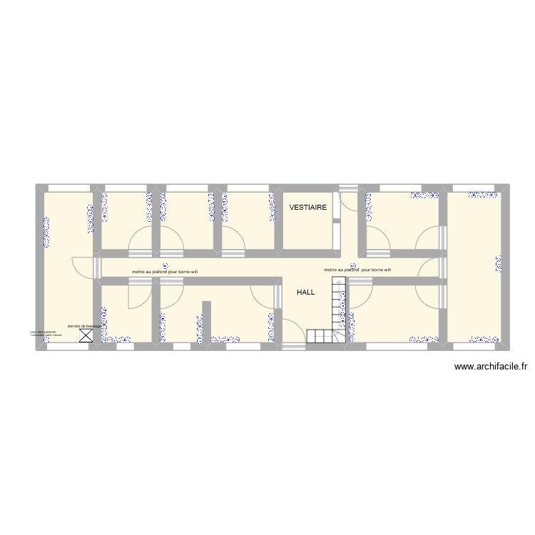 RDC SALLE MAEVA Site TAAONE - Plan dessiné par aleu