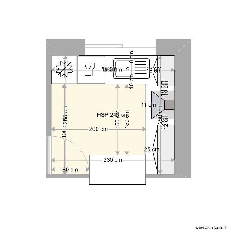 Plan – Cuisine Titi – Par Cholette ️ | ArchiFacile