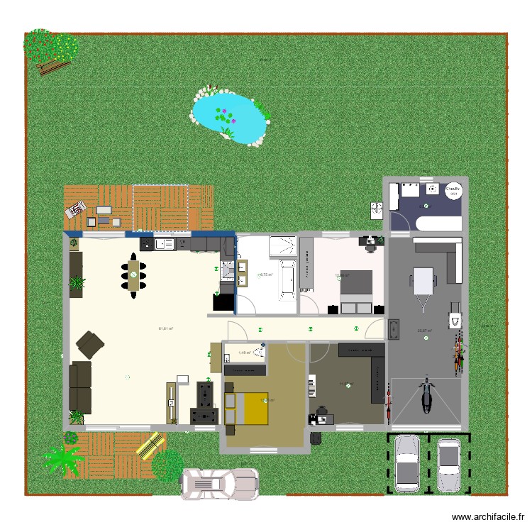 plan maison 2 - Plan dessiné par wagner_lauriane