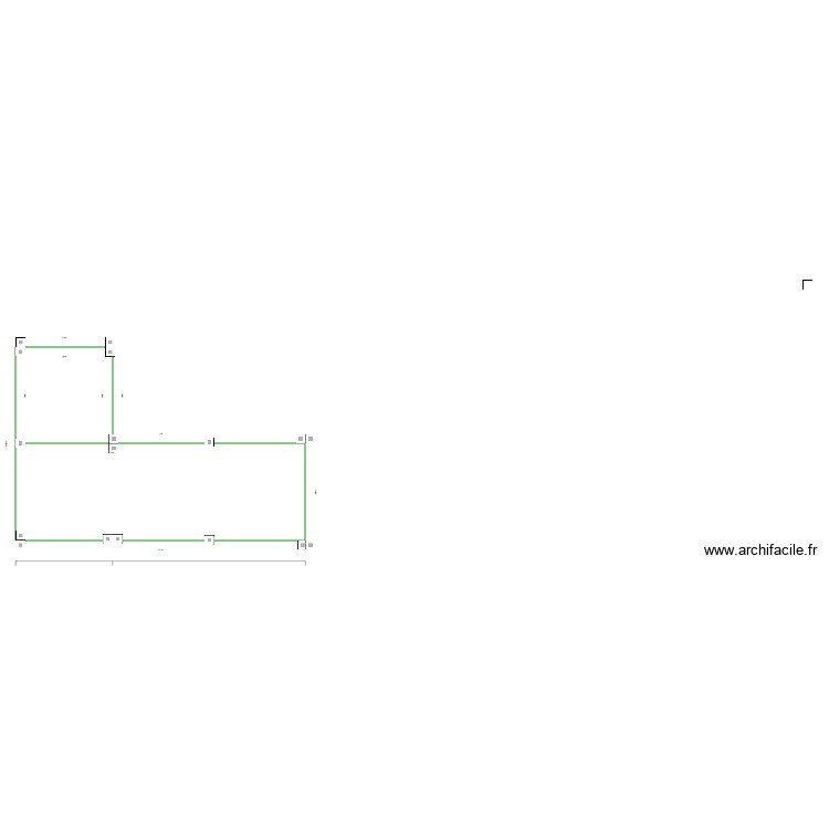 implantation poteau - Plan dessiné par jluc26
