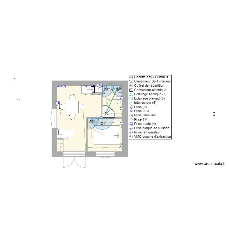 Plan – Chalet électricité – Par mjgchic ️ | ArchiFacile