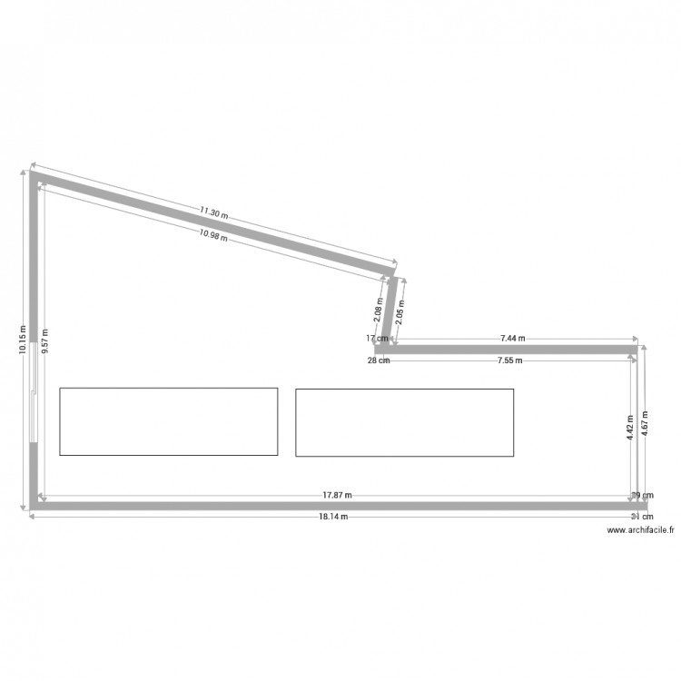 marc - Plan dessiné par feutrez