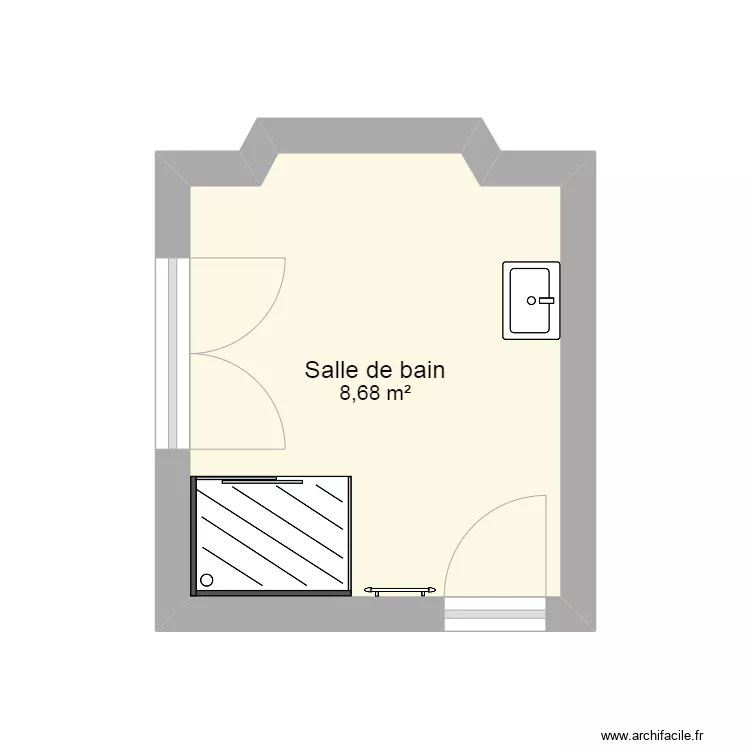 Plan – Aménagement SDB – Par Jatapol ️ | ArchiFacile