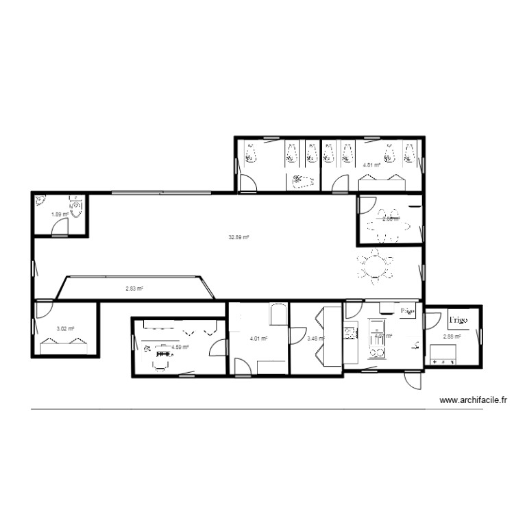 creche - Plan dessiné par mayeurline