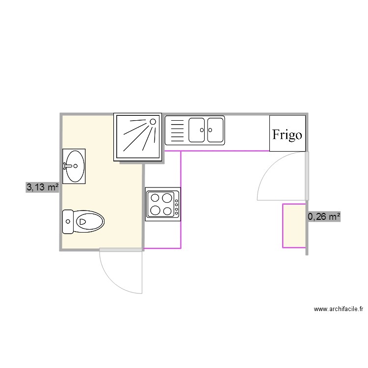 F2 - Plan dessiné par ZABOUNETTEBOURGOIN