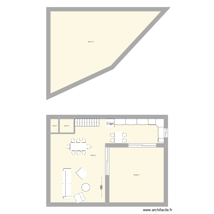 Maison-morteau - Plan dessiné par dan1974
