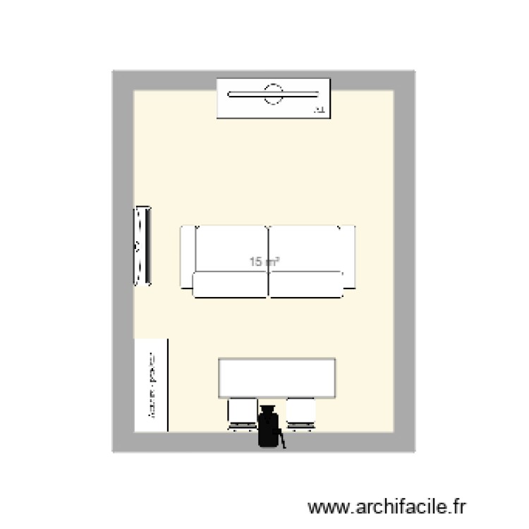 Teste 1 karaoké - Plan dessiné par Dyonn