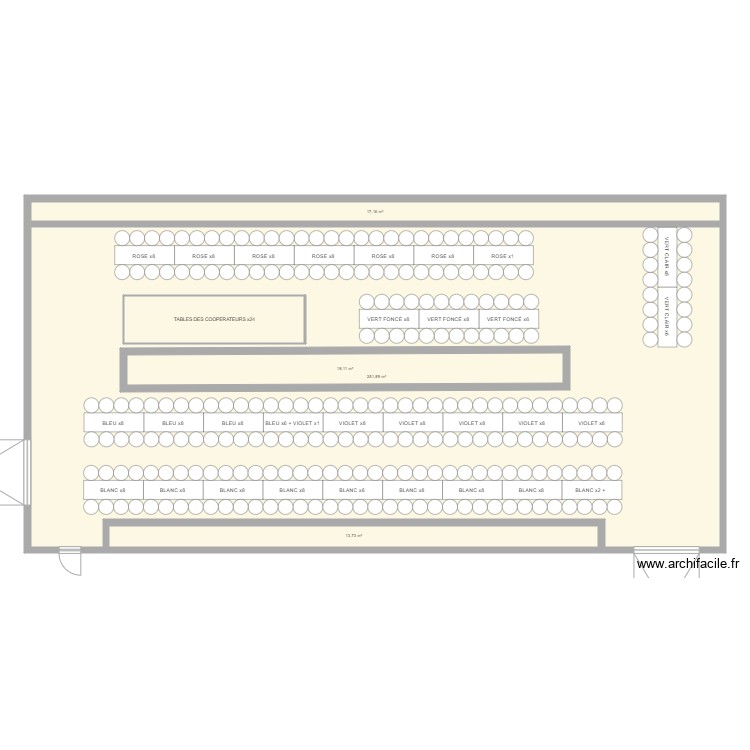 Fête des Primeurs - Plan 5 pièces 339 m2 dessiné par FREYTAGO