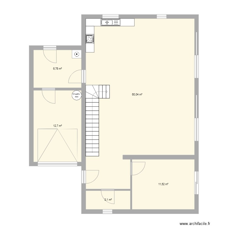 RDC VILLA BIO - Plan dessiné par anas57B