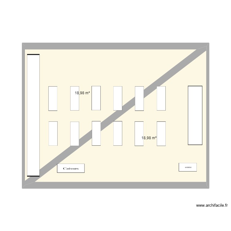 Décathlon - Plan dessiné par lucie234
