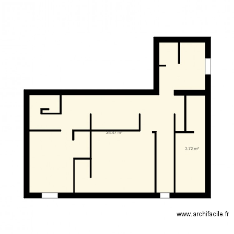 bâtiment A RDC - Plan dessiné par Centre du Vignaud