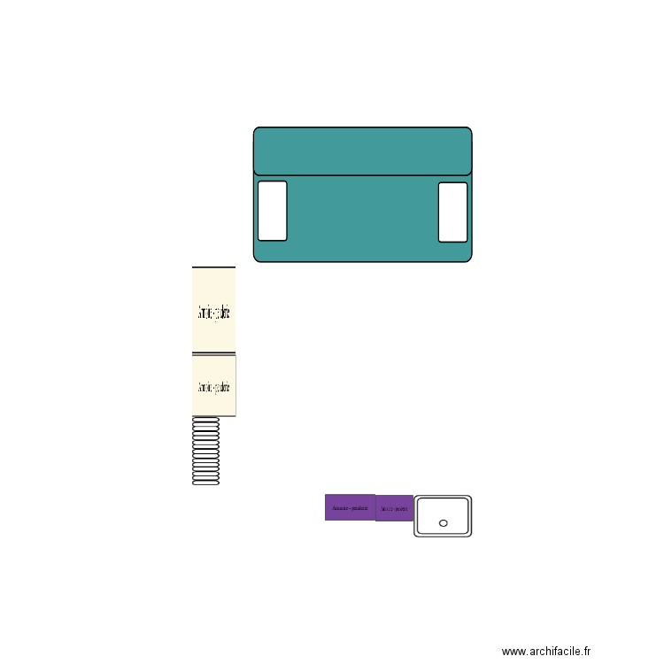 plan canapé - Plan dessiné par marie75