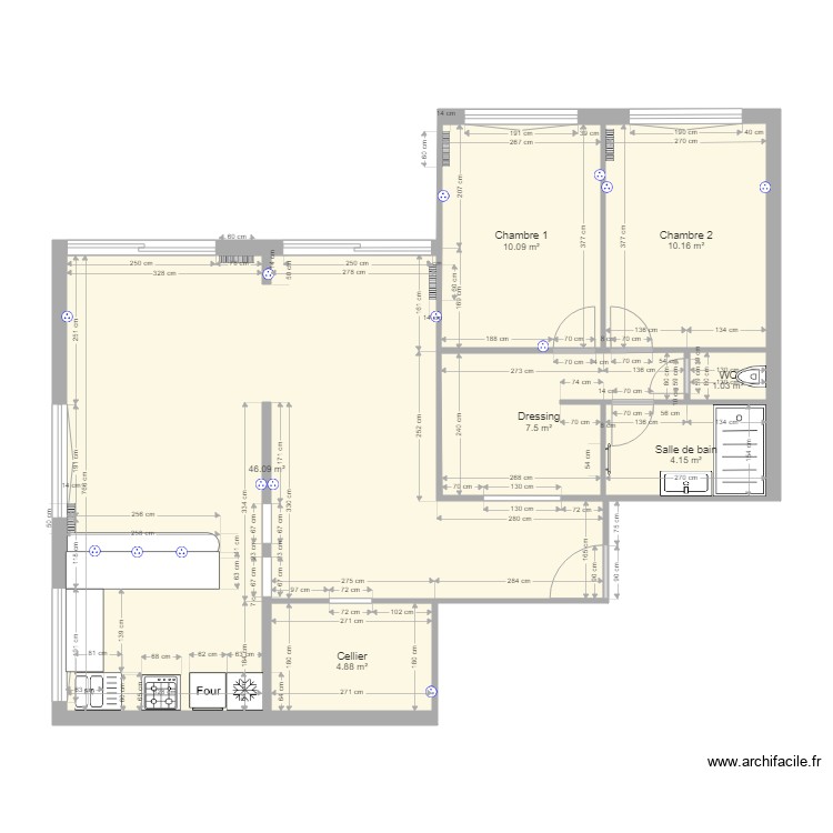 Plan – Régine – Par aldo1964 ️ | ArchiFacile