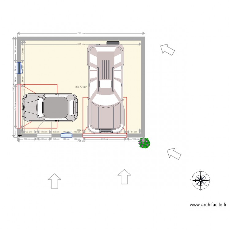 Plan – Garage annexe – Par jerem25 ️ | ArchiFacile