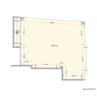 Studio 32m2 - Plan 2 pièces 31 m2 dessiné par atille1