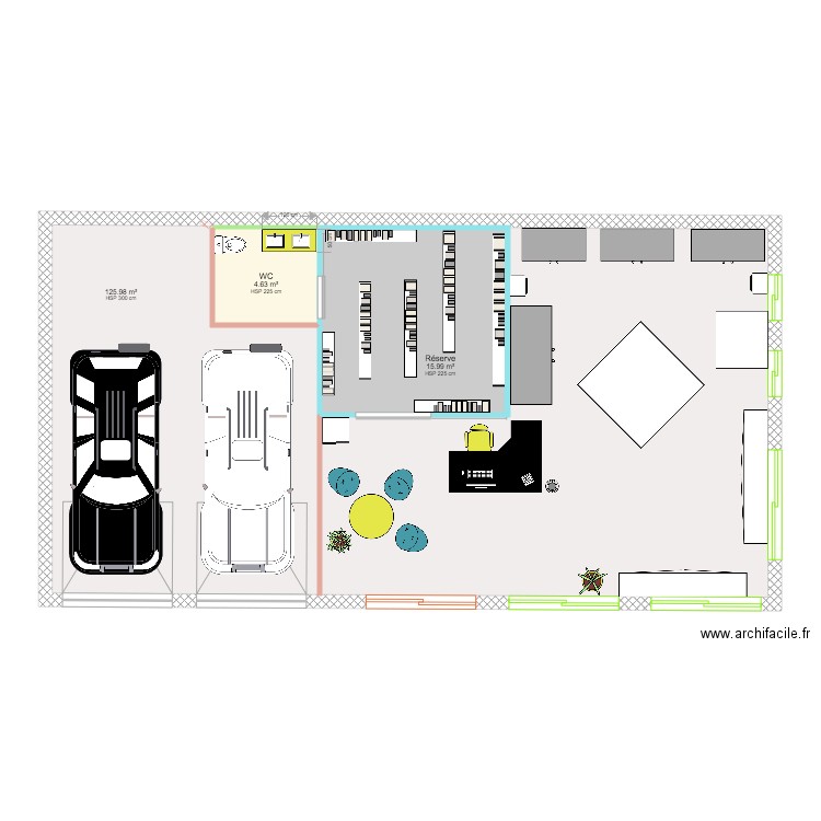 atelier - Plan dessiné par marindejardin