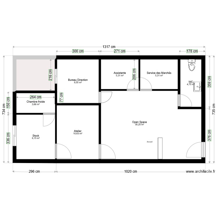 plan archi - Plan dessiné par Jalaltech