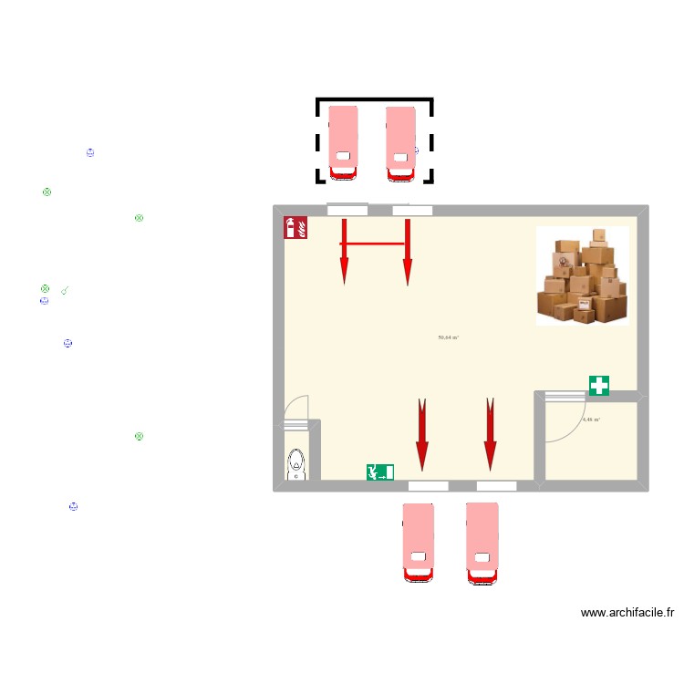 Plan – MAISON GUEVRY / VAUTRIN – Par rokaya amessafi ️ | ArchiFacile