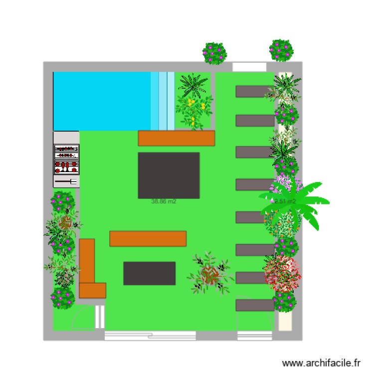 terasse - Plan dessiné par steph680