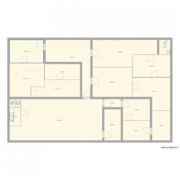 Escape Room - Plan dessiné par Redbeardteacher