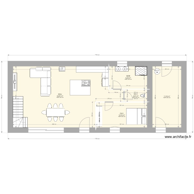 Plan – CORP DE FERME – Par ced443 ️ | ArchiFacile