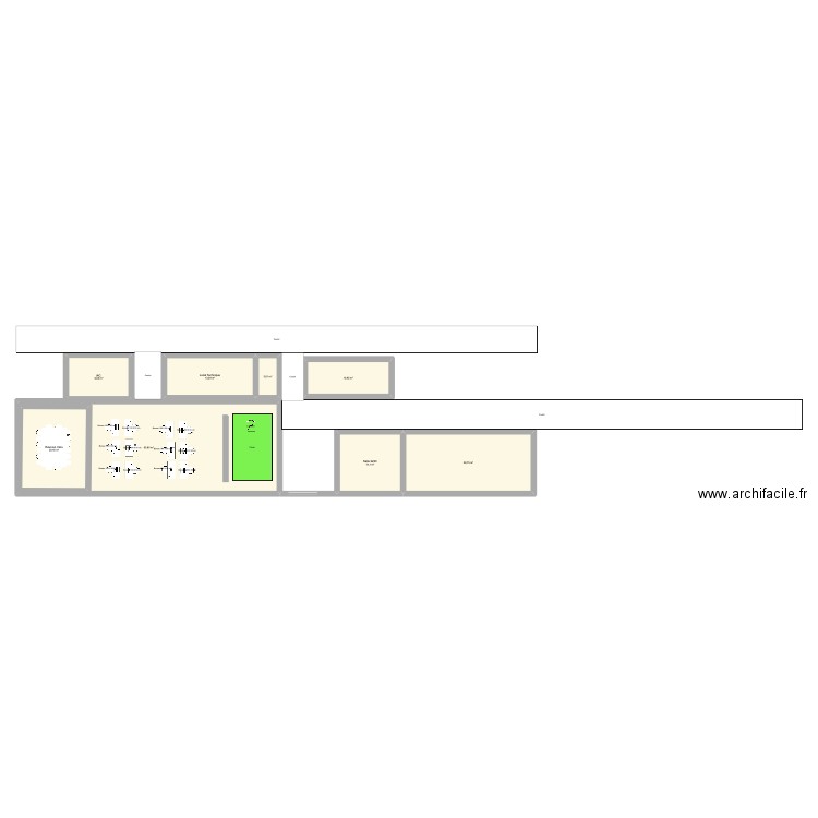Plan repoussoir - Plan 8 pièces 189 m2 dessiné par AménagementBercyH