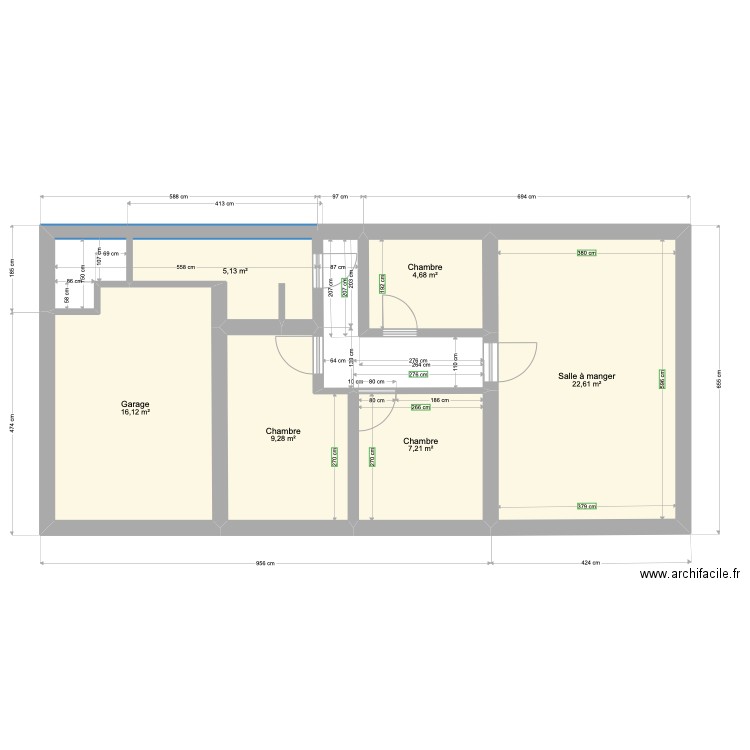 plan rdc - Plan dessiné par leonman