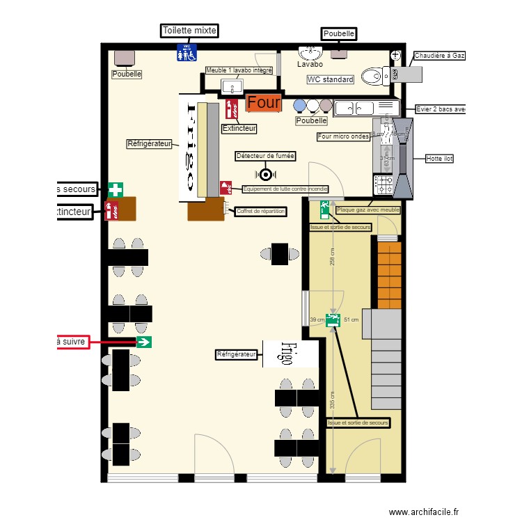REST - Plan 4 pièces 62 m2 dessiné par BJLNISS