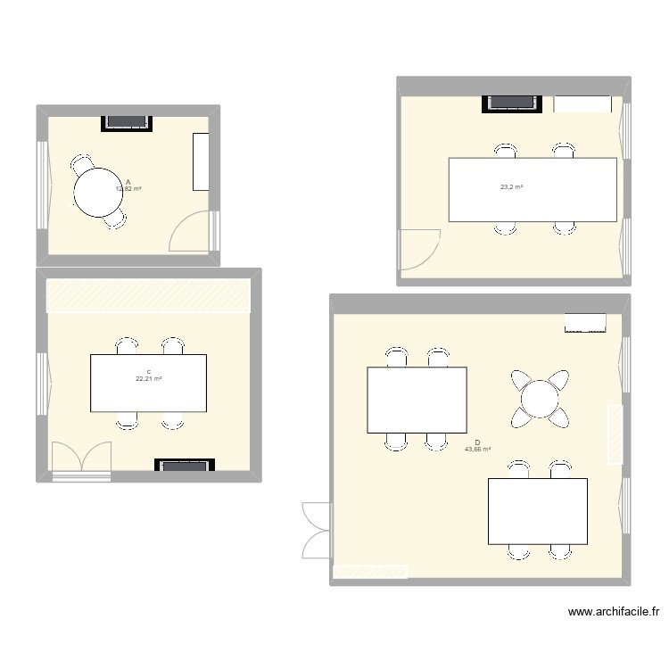 haussmann option 1 - Plan dessiné par haussmann 2...