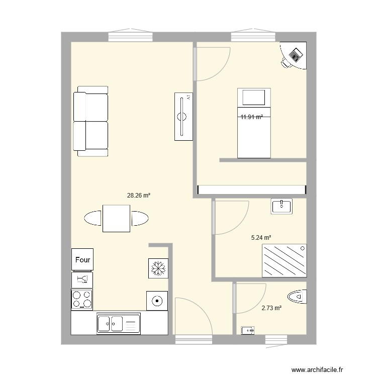 Plan – MAISON SENIOR – Par Benoit02190 ️ | ArchiFacile