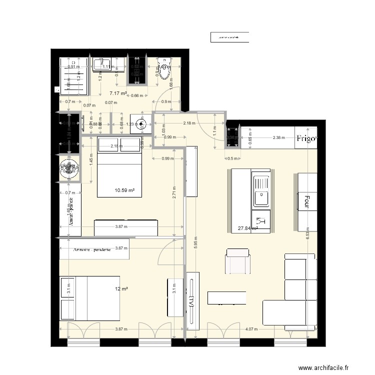 IDEE F3 - Plan dessiné par Audrey3413