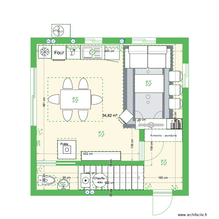 Remise RDC - Plan dessiné par Labo-Raisin
