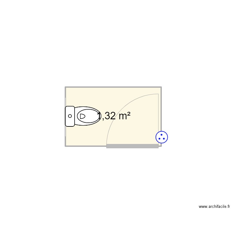 Plan – MES WC – Par Vinous1999 ️ | ArchiFacile