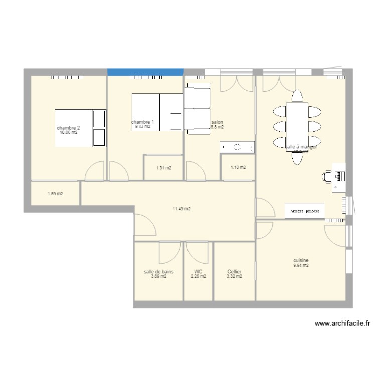 st anne - Plan dessiné par jephi