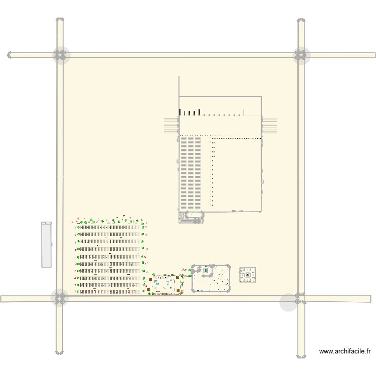 Studienprojekt Lagerlayout - Plan 37 pièces 1118 m2 dessiné par jkowalski