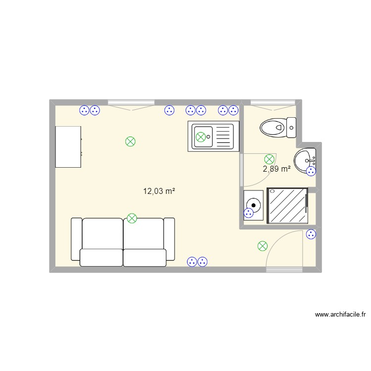 Gambetta - Plan dessiné par FoulquesR