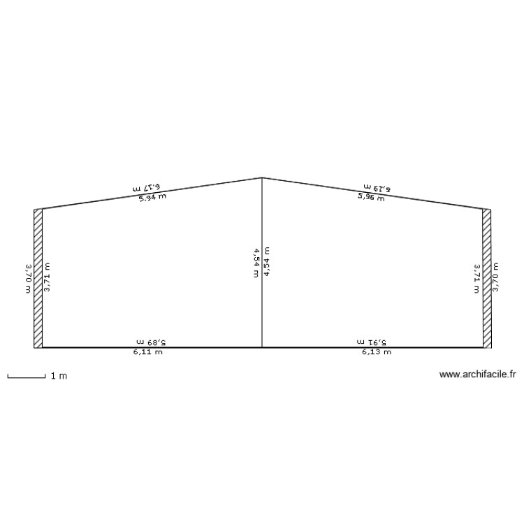 Plan – pignon hangar – Par cochinette ️ | ArchiFacile
