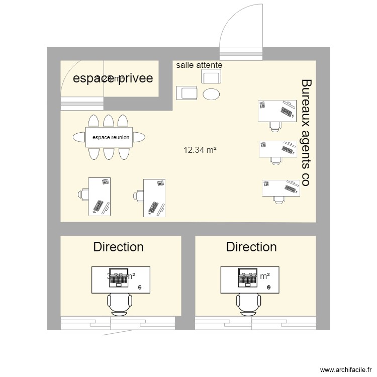 Plan – PLAN DE LA STRUCTURE D ACCUEIL – Par severineperi ️ | ArchiFacile