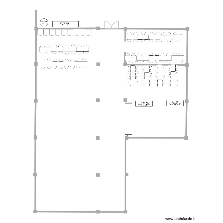 Plan – réfectoire et cuisine 20230617 – Par AR BXL2 ️ | ArchiFacile