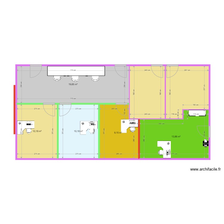 Plan – Bureaux – Par cal68 ️ | ArchiFacile
