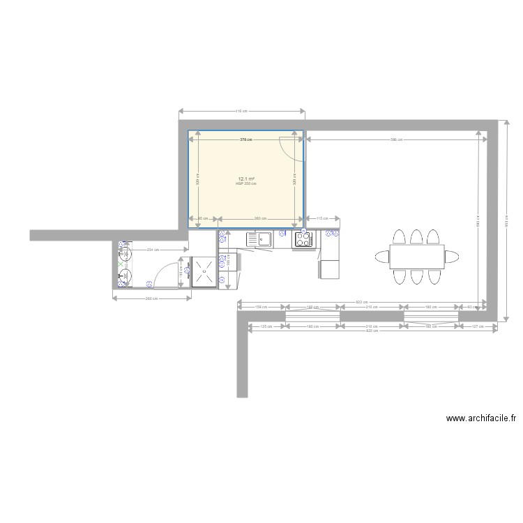 plan maisonneuve - Plan dessiné par JUR2901