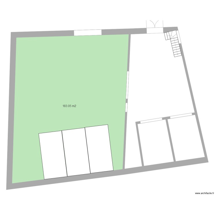 rdc chemin de piquette projet - Plan dessiné par quesada