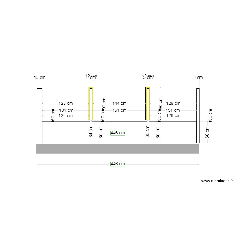 balustrade isa - Plan dessiné par PORTAPORT