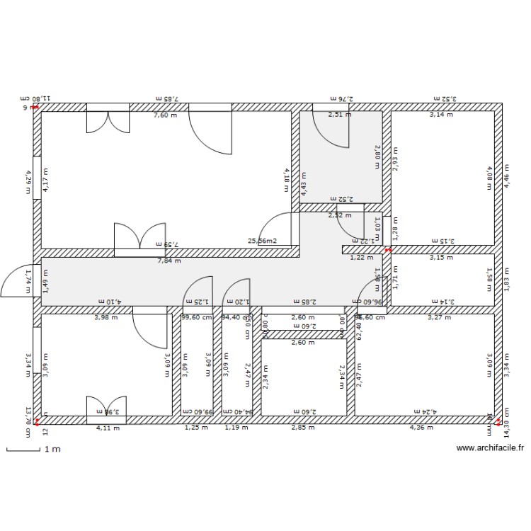 Plan – appartement F3 – Par pierrehenri ️ | ArchiFacile