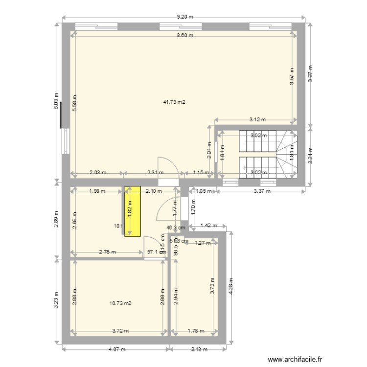 Bastide Fontvieille - Plan dessiné par steeve0901
