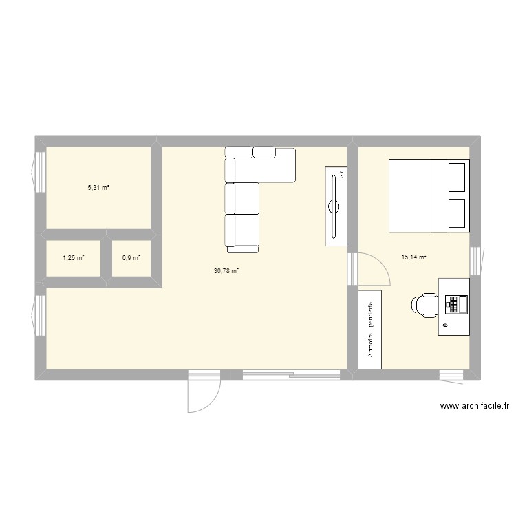 champ - Plan dessiné par AsAdrien