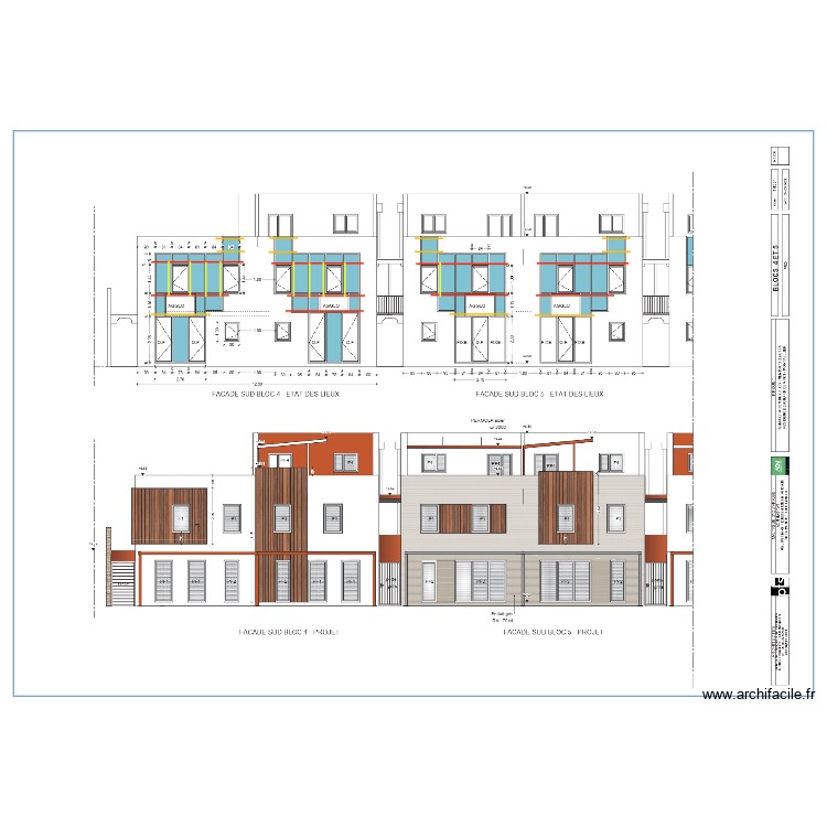 Plan – BLOC 4 – Par sofycau ️ | ArchiFacile