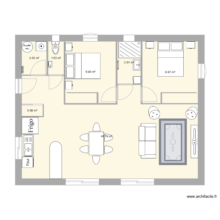 Plan – Maison Simple – Par Stygimoloch ️ | ArchiFacile