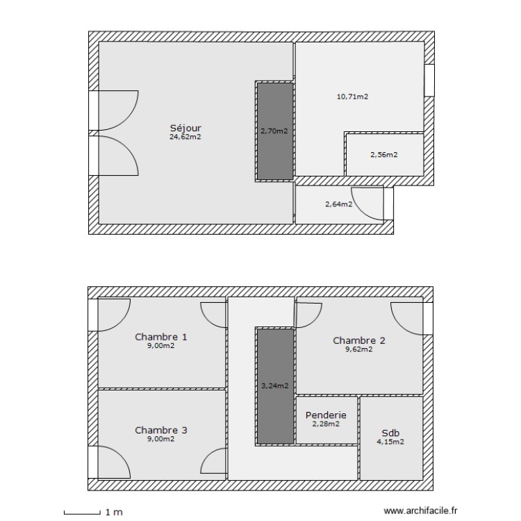 Plan – Maison T4 Nantes – Par ola1971 ️ | ArchiFacile